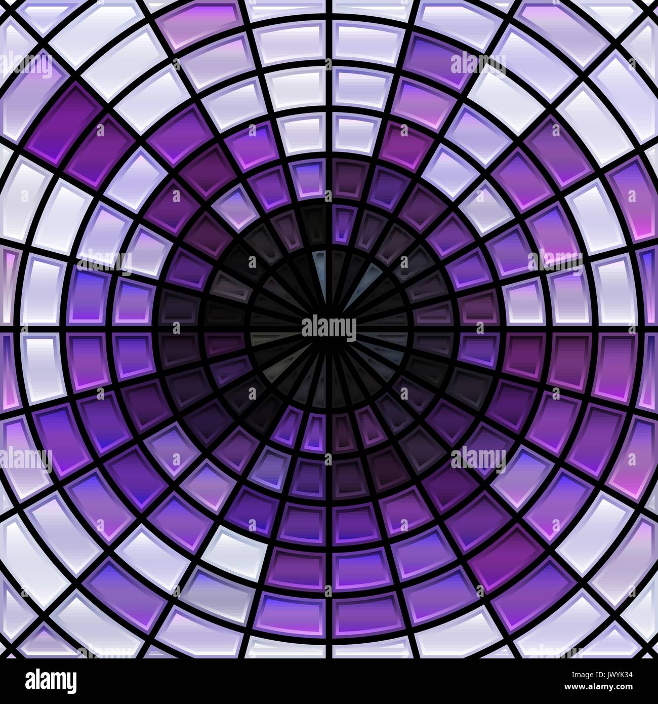 abstract vector stained-glass mosaic background - purple and violet ...