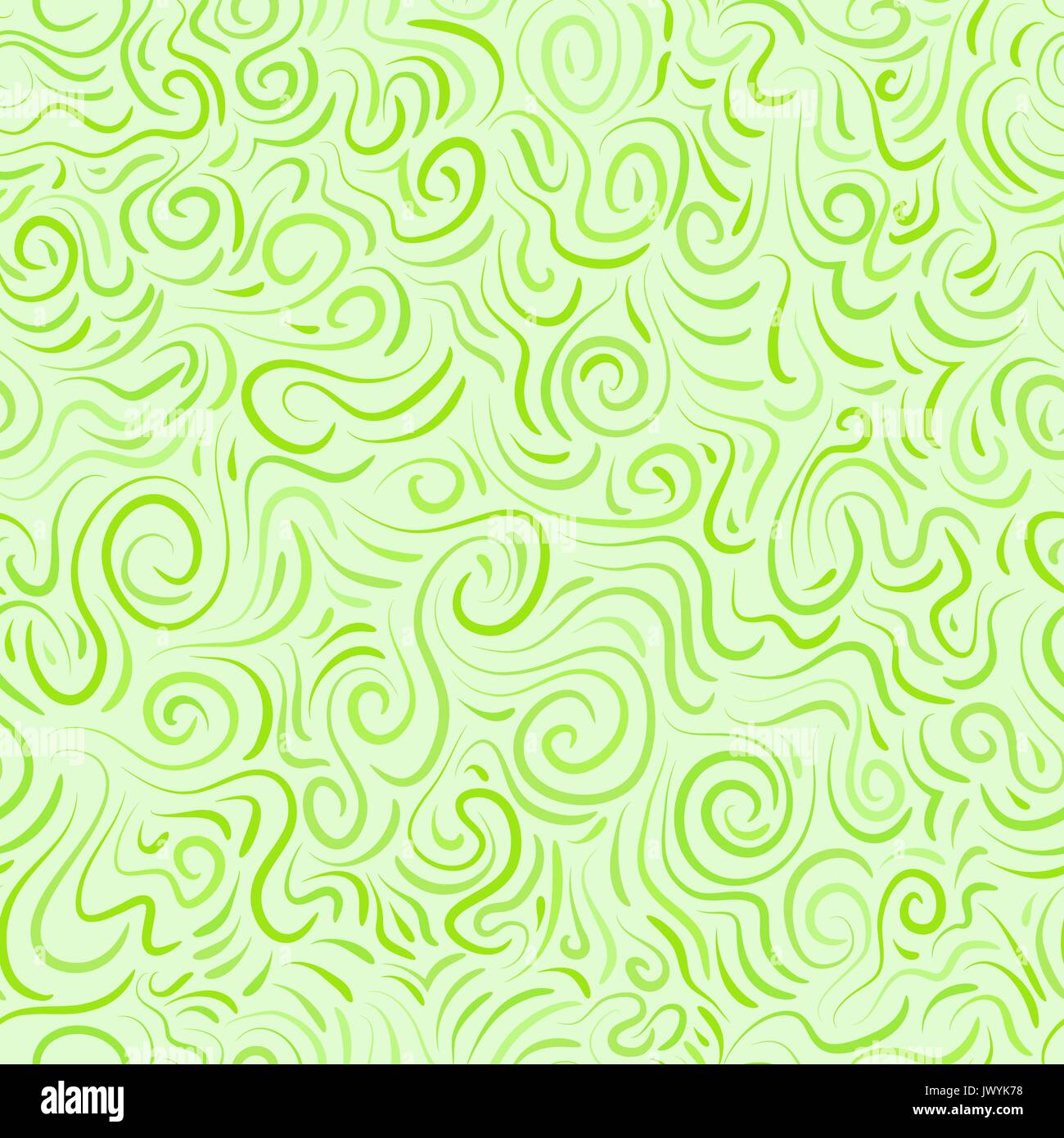 abstract vector colored swirls seamless pattern - green Stock Vector ...