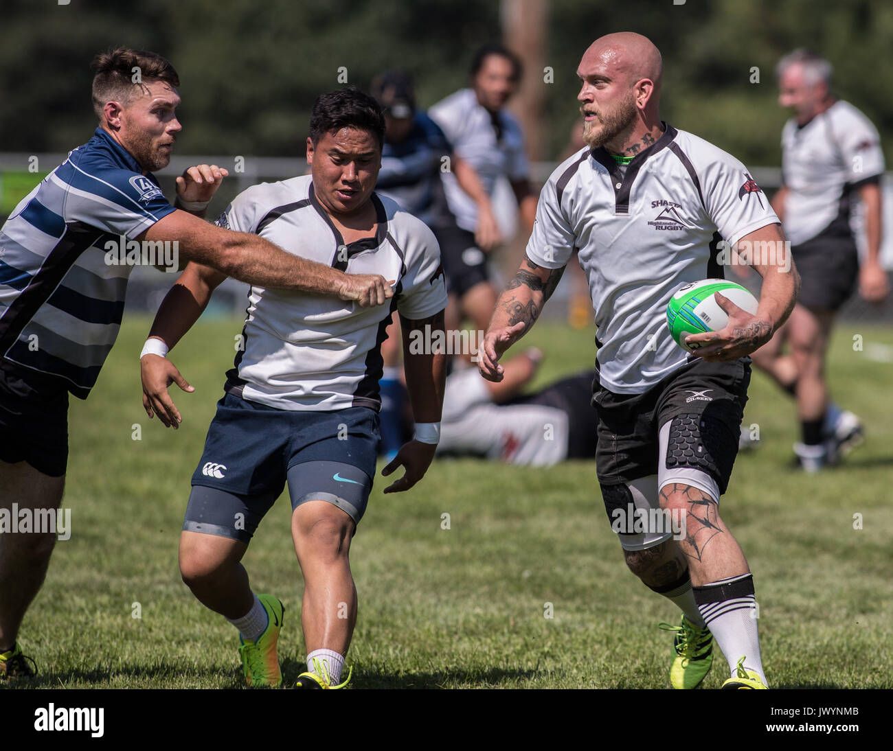 Mt. Shasta vs Modesto Harlots at the Rugby Sevens Tournament in Mount ...