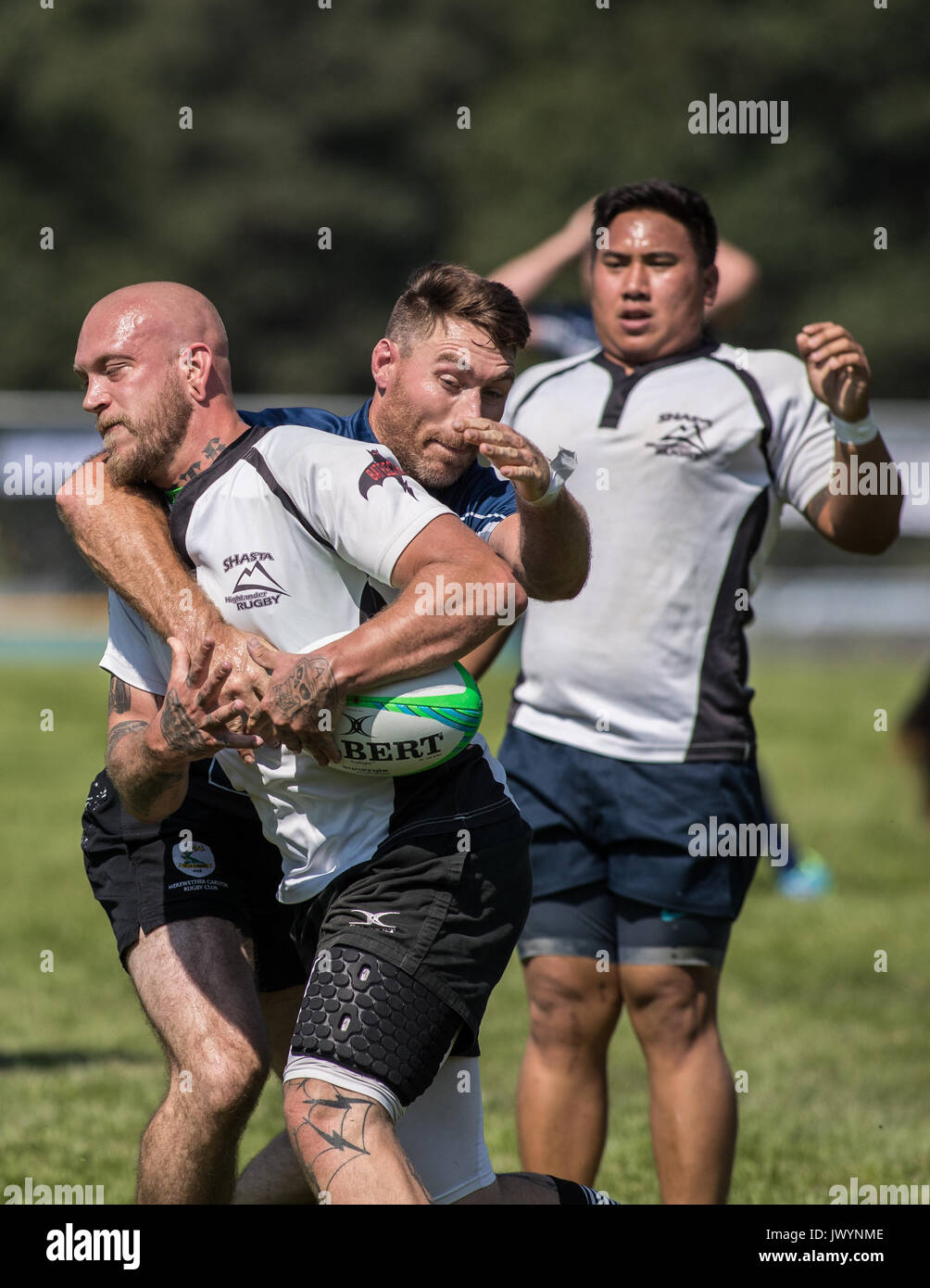 Mt. Shasta vs Modesto Harlots at the Rugby Sevens Tournament in Mount ...