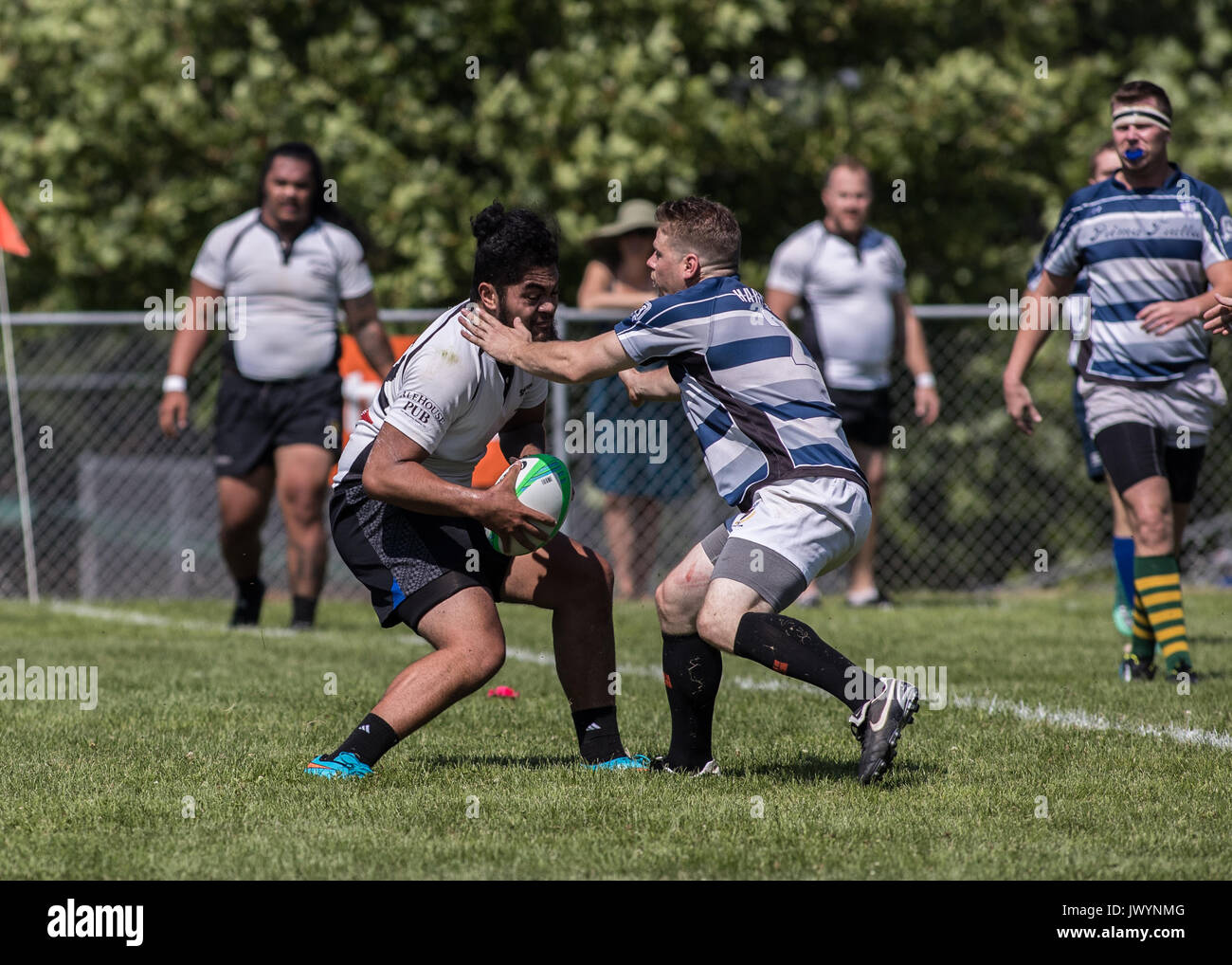 Mt. Shasta vs Modesto Harlots at the Rugby Sevens Tournament in Mount ...