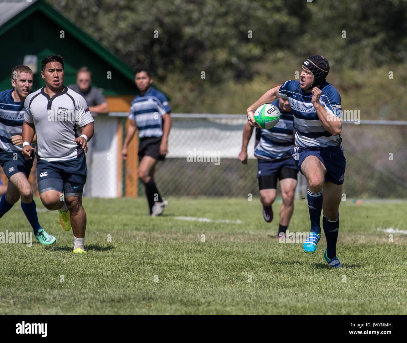 Mt. Shasta vs Modesto Harlots at the Rugby Sevens Tournament in Mount ...