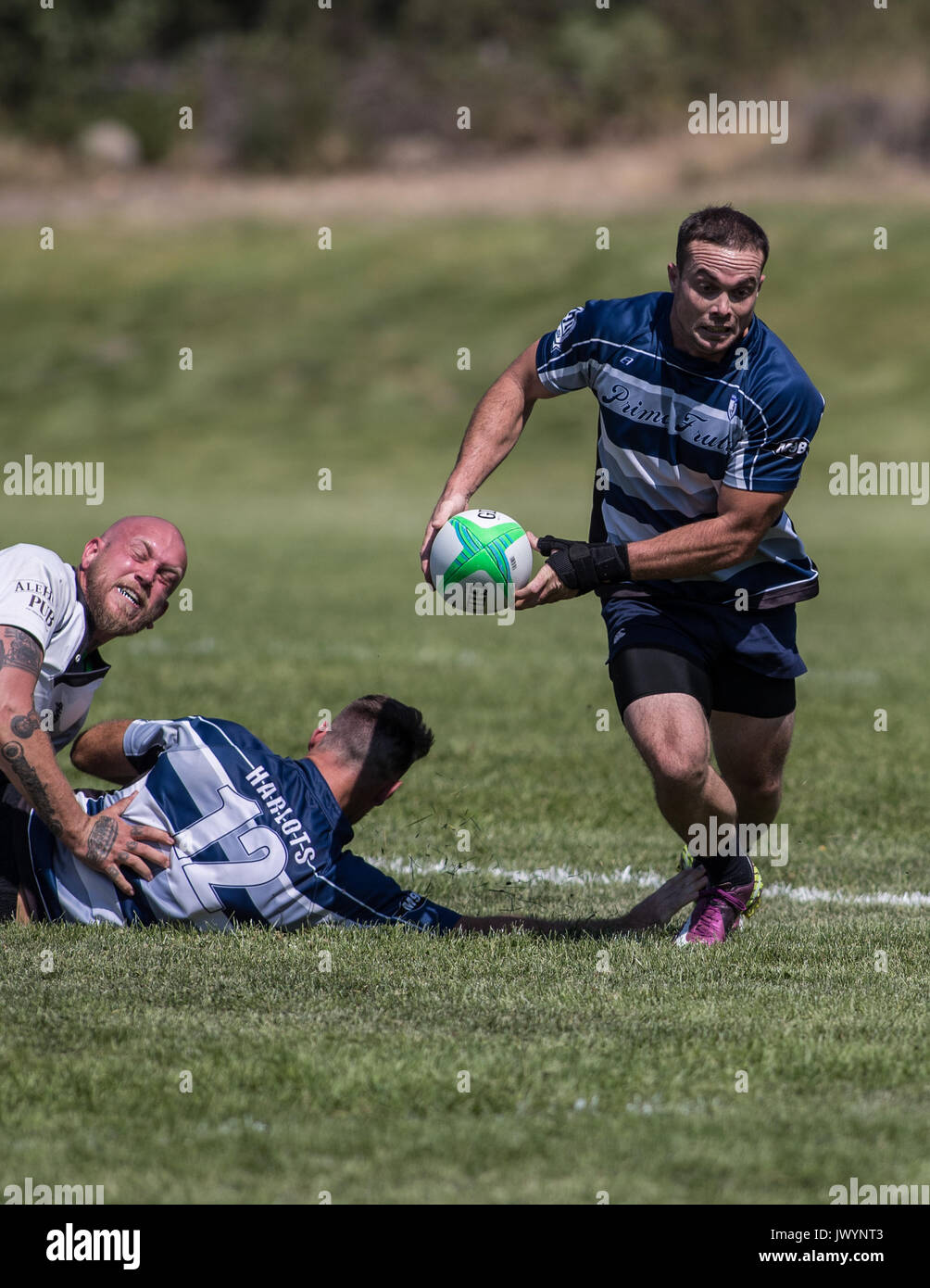 Mt. Shasta vs Modesto Harlots at the Rugby Sevens Tournament in Mount ...