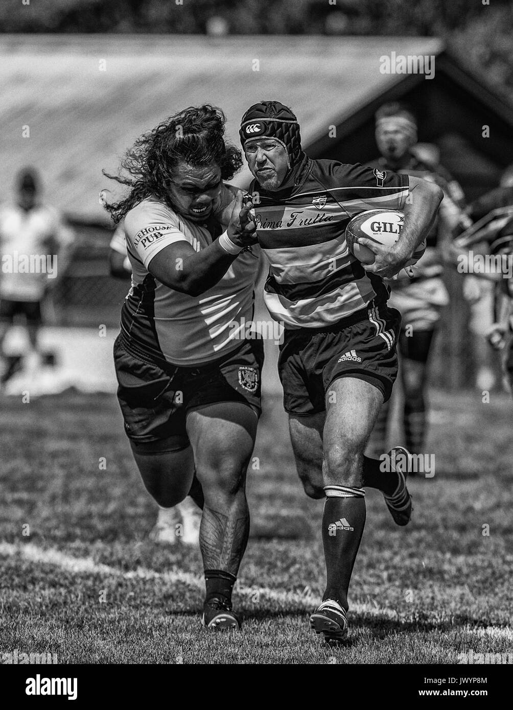 Mt. Shasta vs Modesto Harlots at the Rugby Sevens Tournament in Mount ...