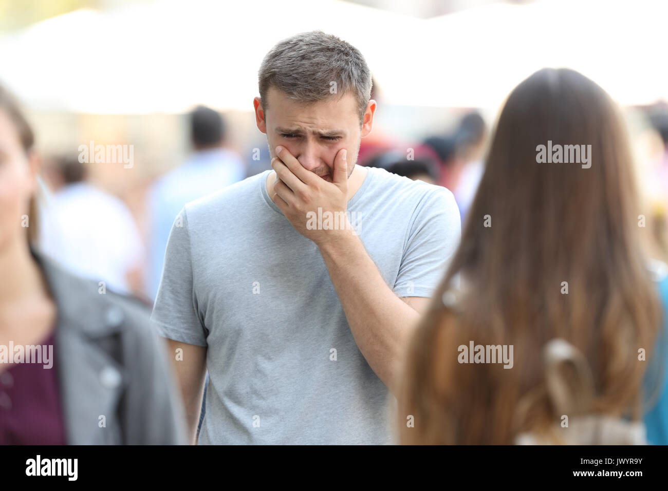Sad Man Walking Alone High Resolution Stock Photography and Images - Alamy