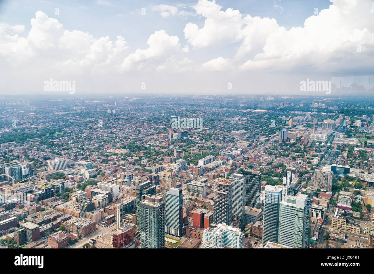 Aerial view of Toronto downtown. Ontario, Canada Stock Photo - Alamy