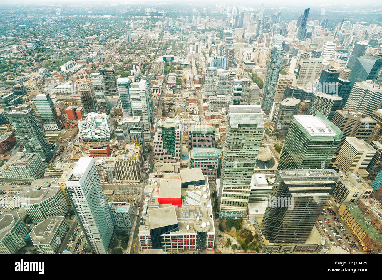 Aerial view of Toronto downtown. Ontario, Canada Stock Photo - Alamy