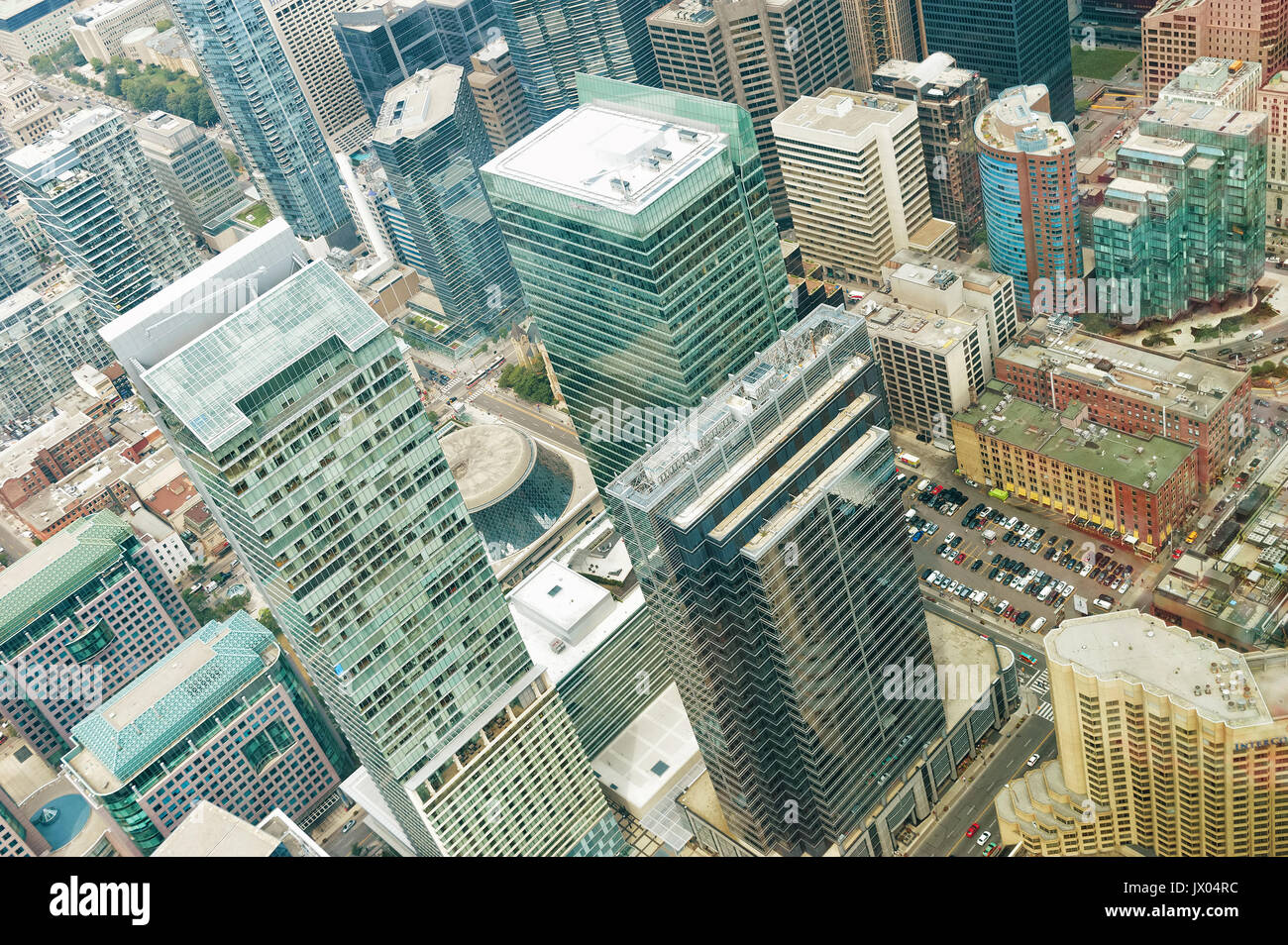 Aerial view of Toronto downtown. Ontario, Canada Stock Photo - Alamy