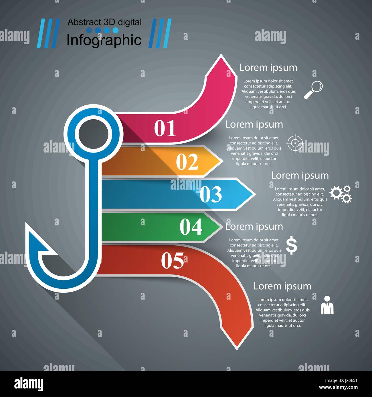 Hook business infographic Stock Vector Image & Art - Alamy