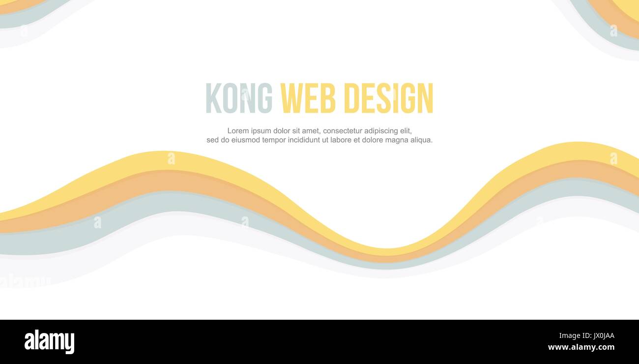 Abstract header website yellow white Stock Vector Image & Art - Alamy