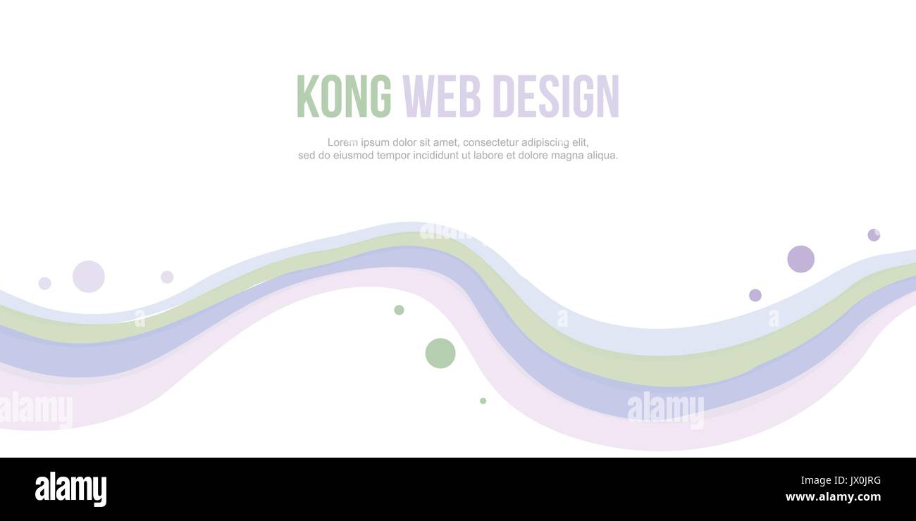 Abstract header website wave and bubble design Stock Vector Image & Art ...