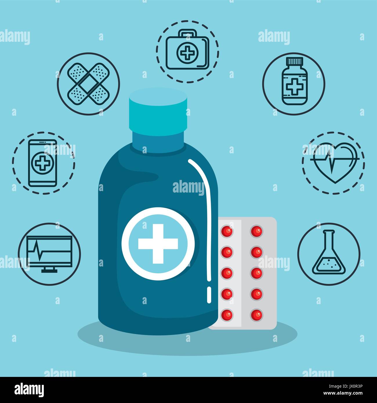 Hospital medication machine Stock Vector Images - Alamy
