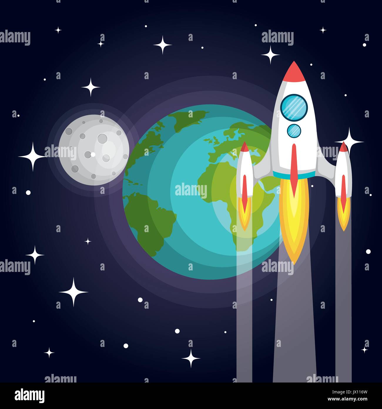 Rocketship To The Moon