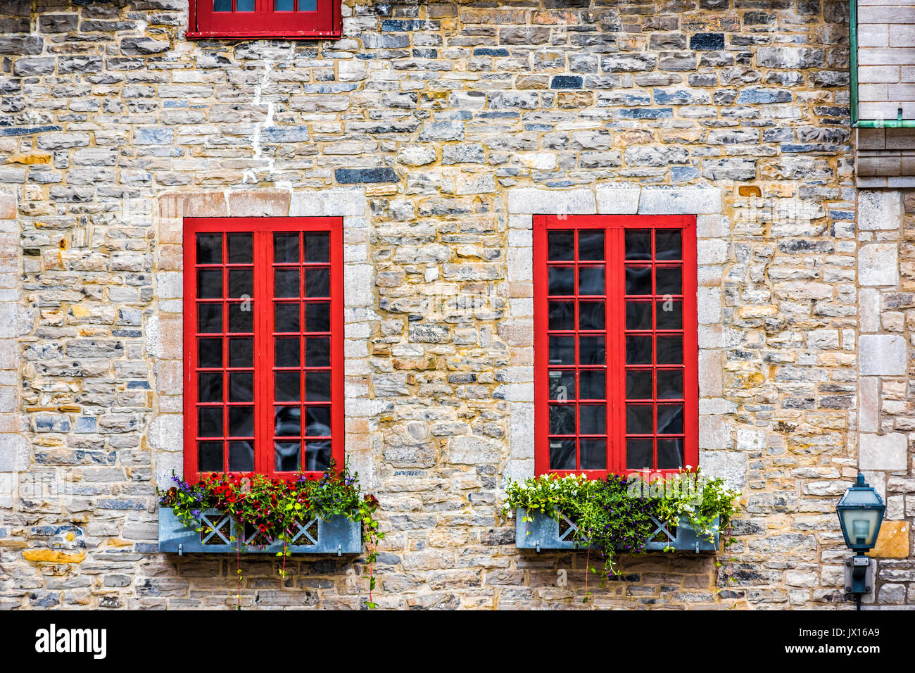 Colorful european stone houses buildings in old city decorated with ...