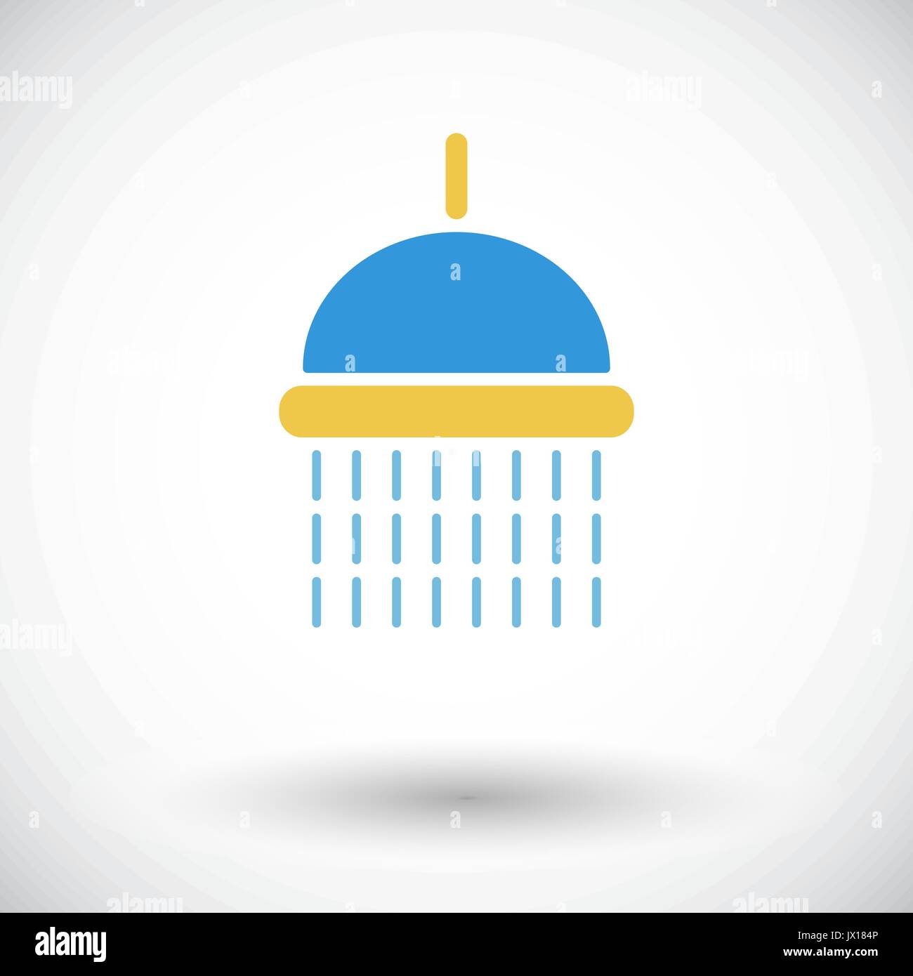 Shower. Flat vector icon for mobile and web applications. Vector ...