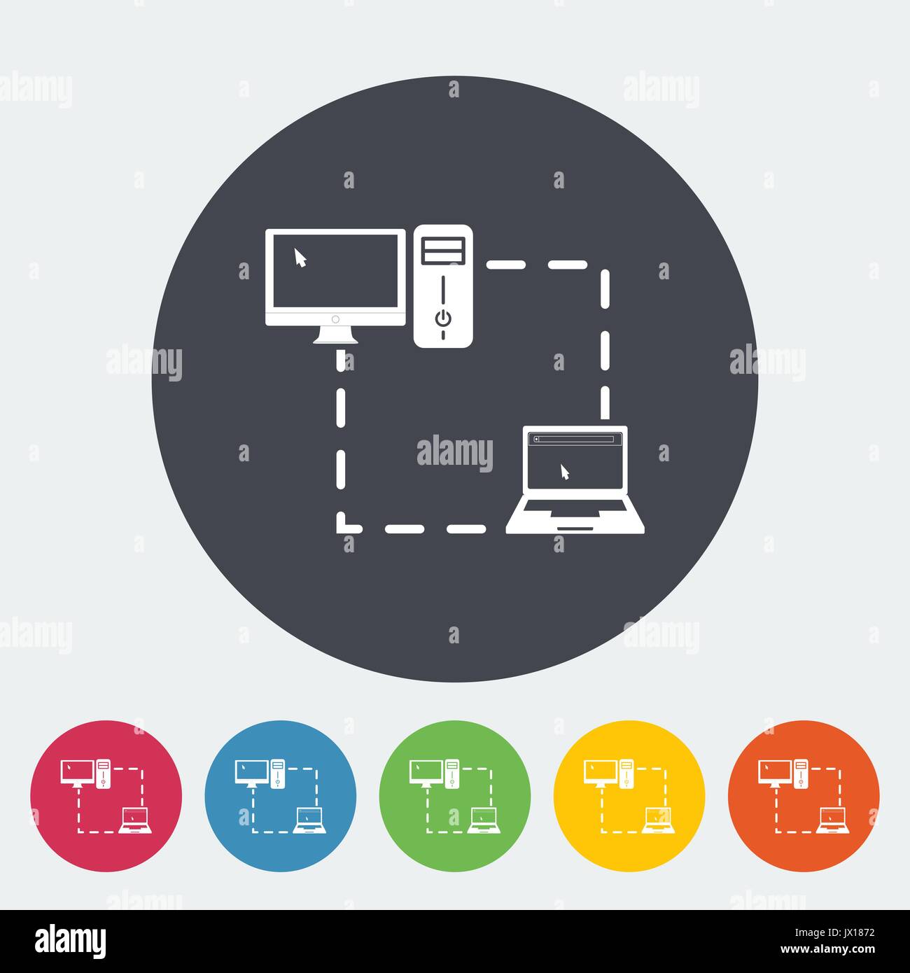 Gadget synchronize Stock Vector Images - Alamy