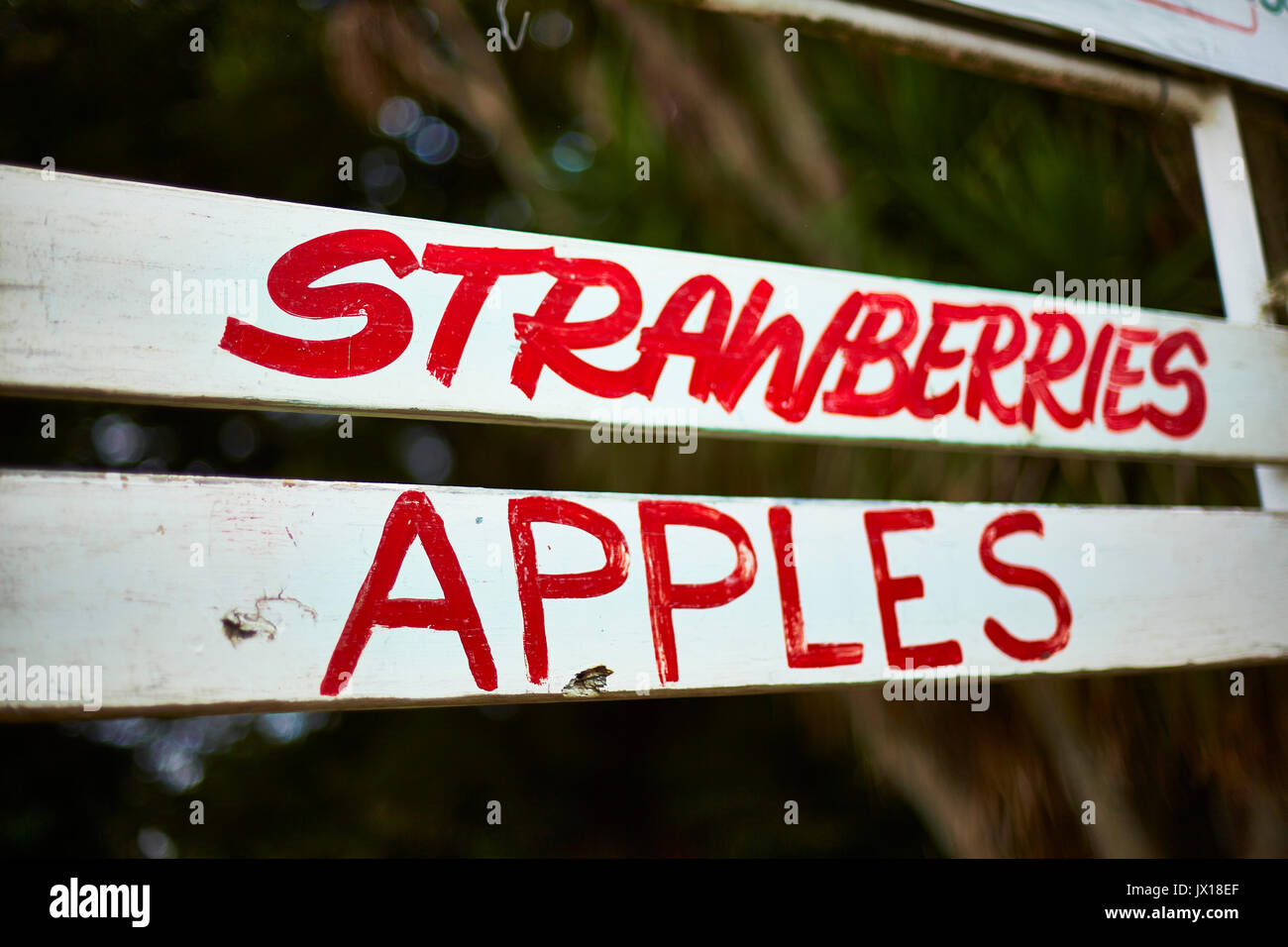 Produce sign hi-res stock photography and images - Alamy