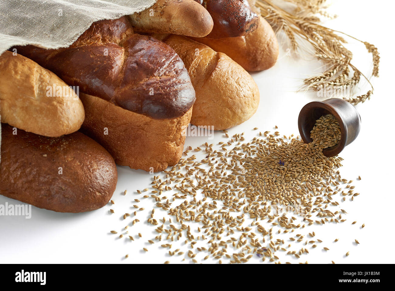Different wholegrain breads on hi-res stock photography and images - Alamy