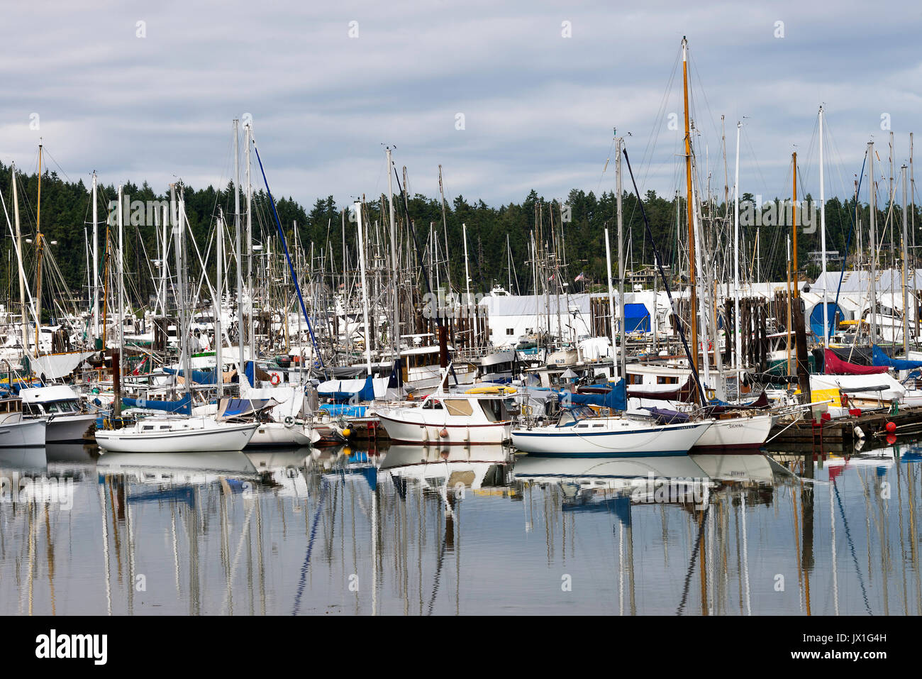 Pleasure craft on a beautiful waterway hi-res stock photography and ...