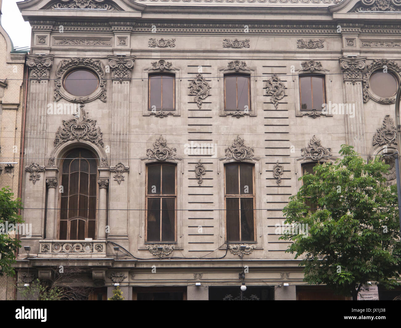 Rustaveli National Theatre in a a Rococo building on the Shota ...