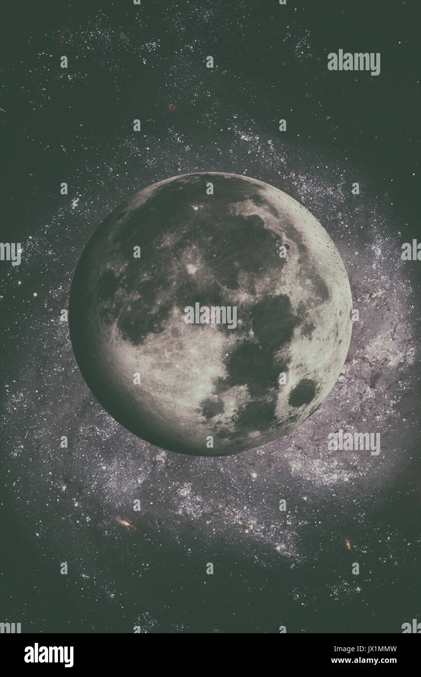 Solar System - Earths Moon. The Moon is Earth's only natural satellite ...