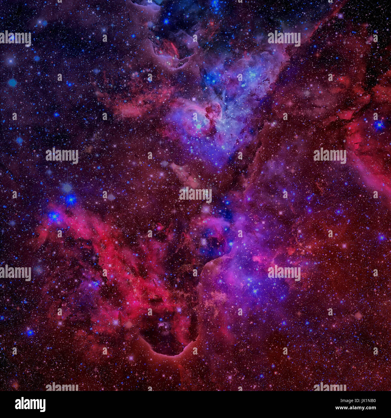 Beautiful nebula, stars and galaxies Stock Photo - Alamy