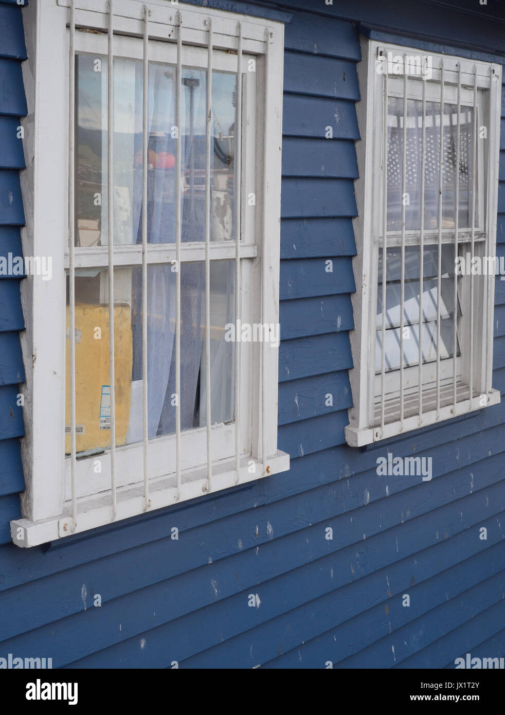 Blue and white windows hi-res stock photography and images - Alamy