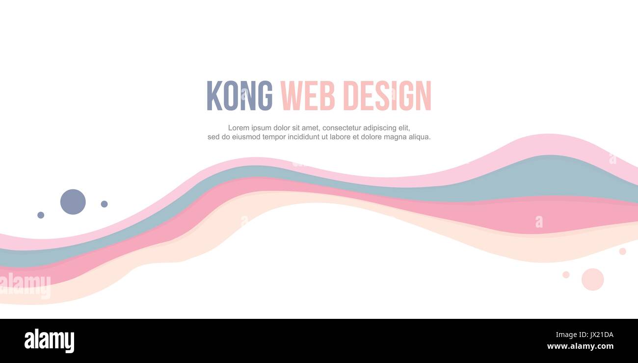 Abstract background header website wave colorful Stock Vector Image ...