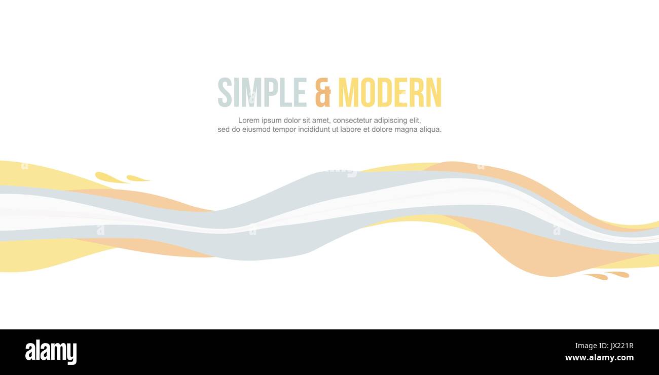 Abstract background for header website wave design Stock Vector Image ...