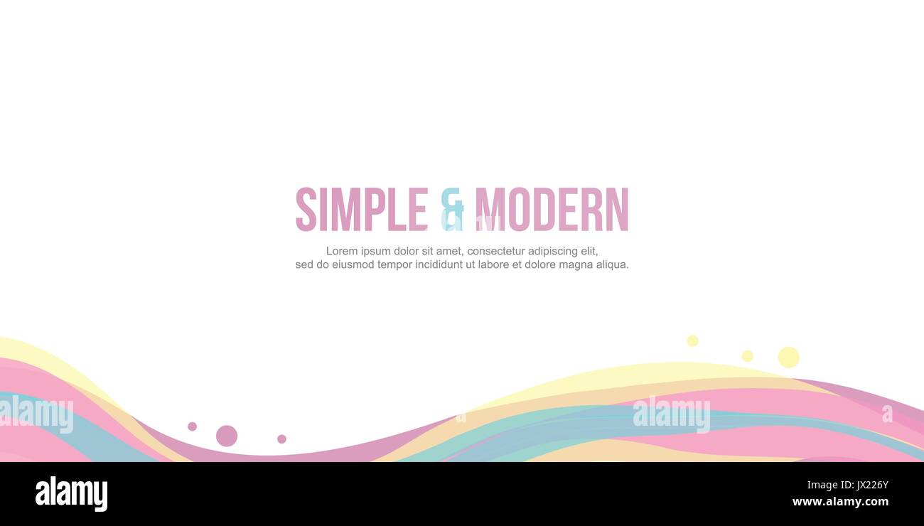 Website header colorful wave design Stock Vector Image & Art - Alamy