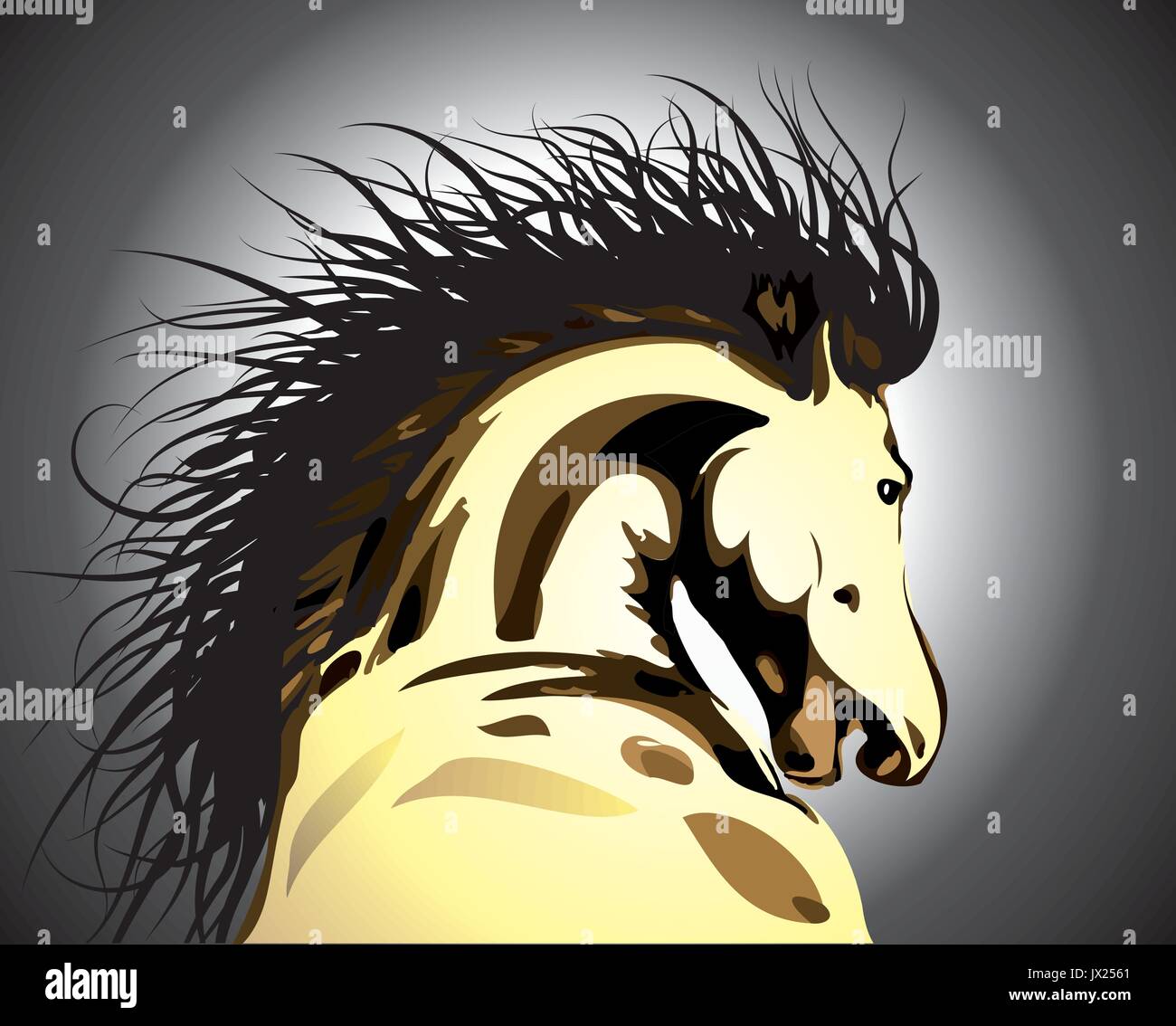dynamic horse illustration Stock Vector Image & Art - Alamy