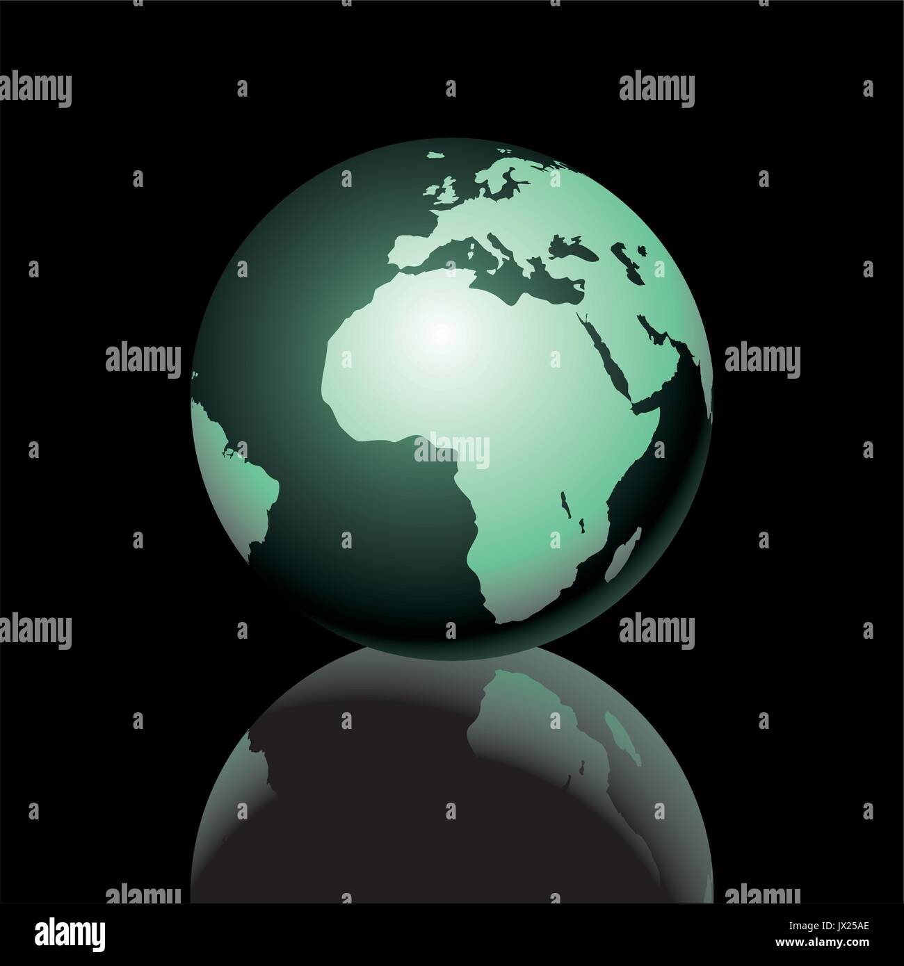 vector illustration with globe design Stock Vector Image & Art - Alamy