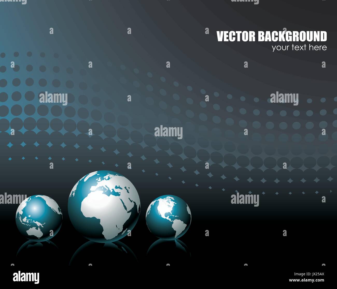 vector illustration with globe design Stock Vector Image & Art - Alamy
