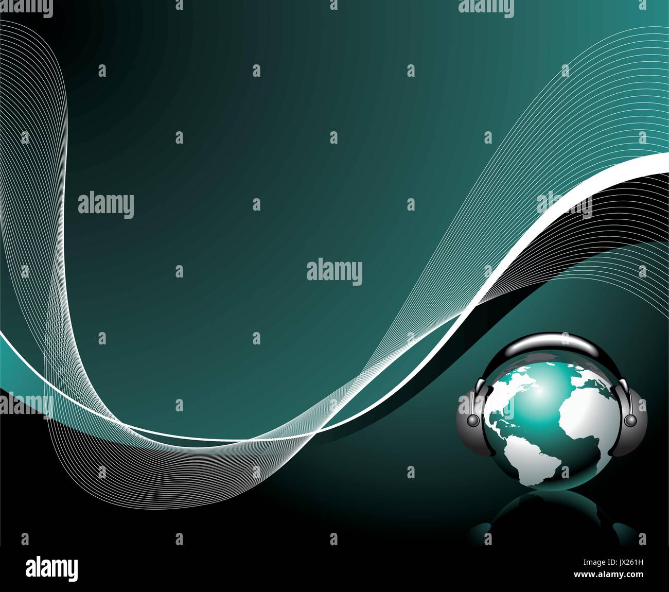 vector background with globe Stock Vector Image & Art - Alamy