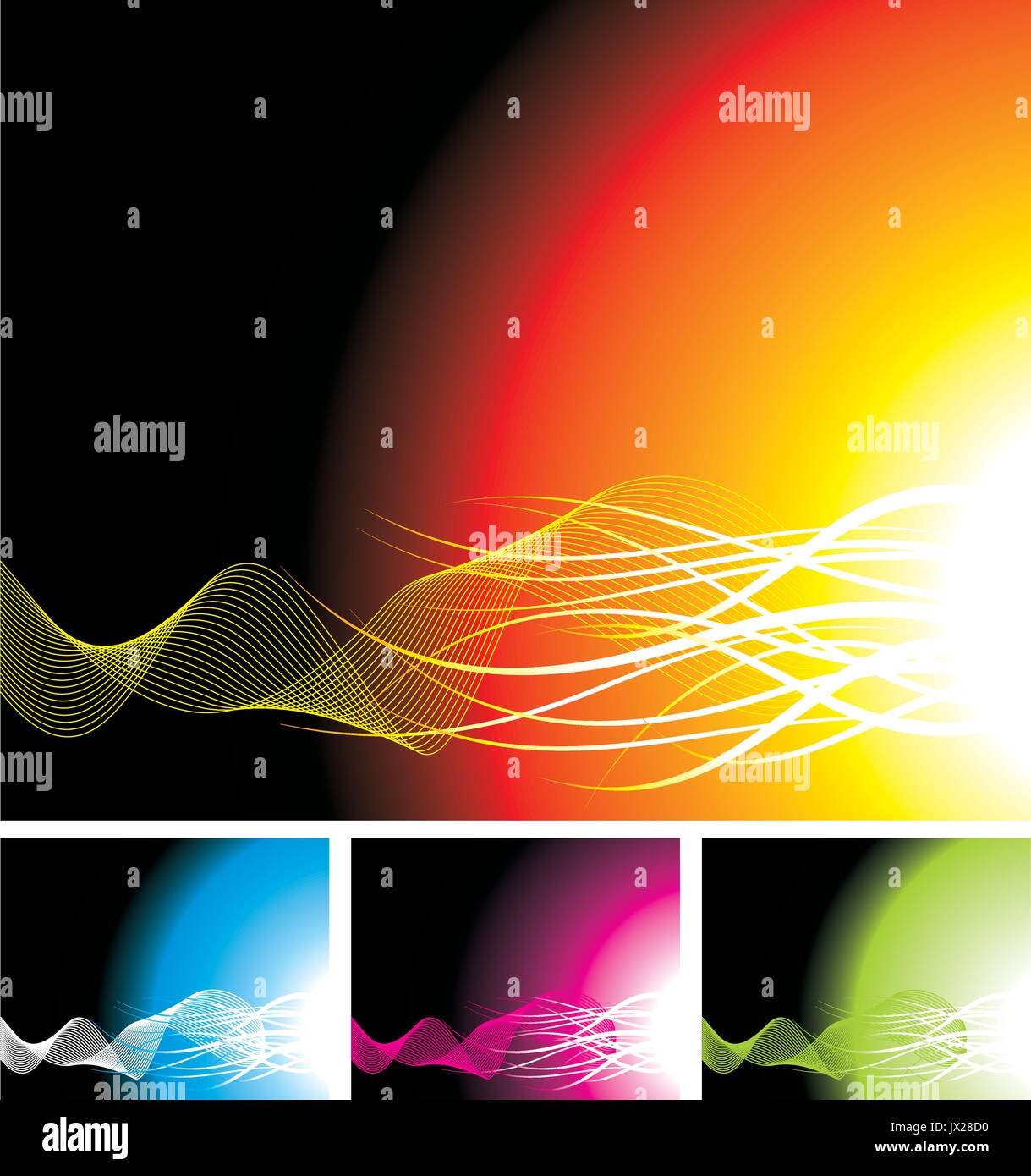 abstract vector background illustration with four color variation Stock ...