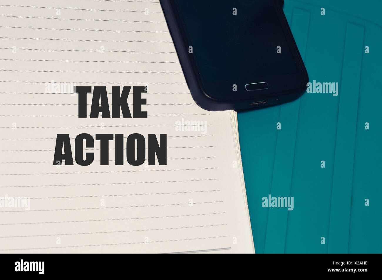 take action, business concept background Stock Photo - Alamy