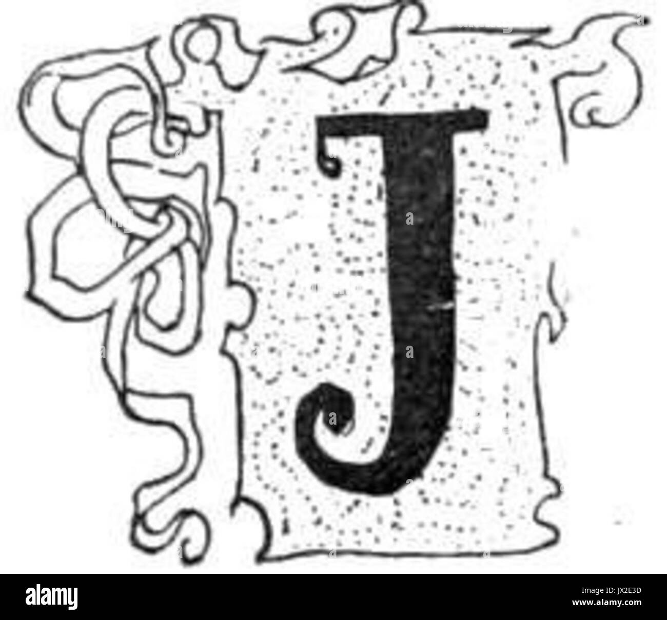 J letter lettering hi-res stock photography and images - Alamy