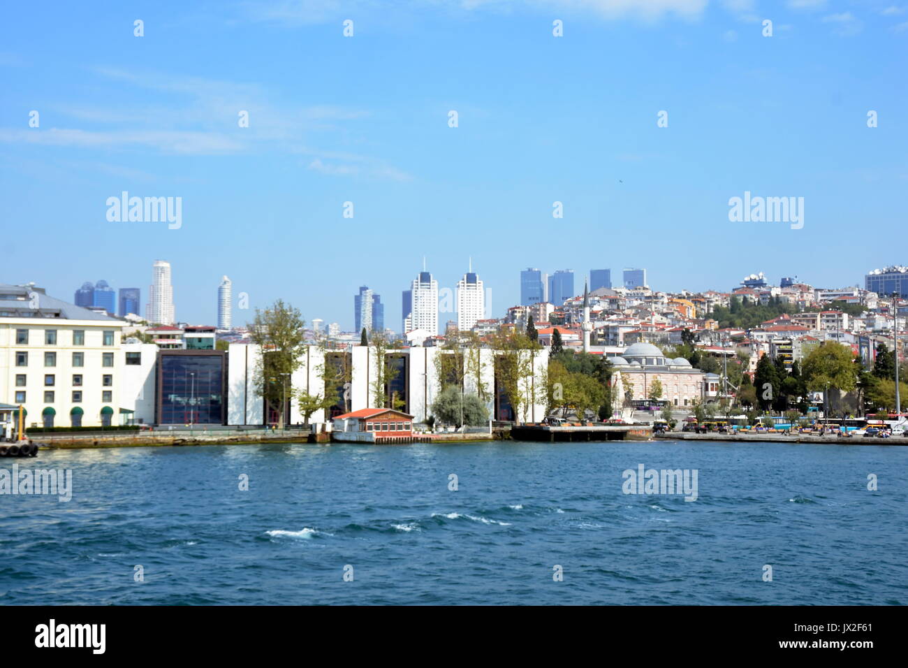 View and sight of Bosphorus and from Bosphorus cruise at the day ...