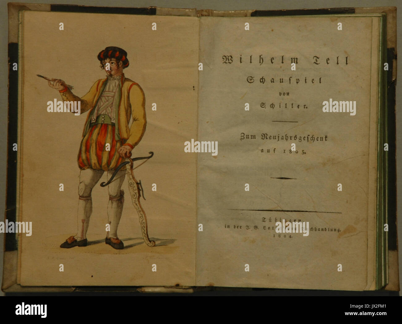 The first edition of 'Wilhelm Tell' by Friedrich Schiller, a major work ...