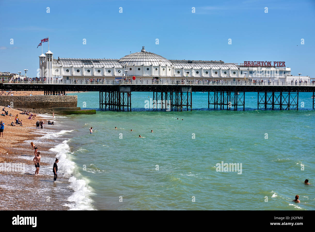 Brighton experienced rapid population growth hi-res stock photography ...