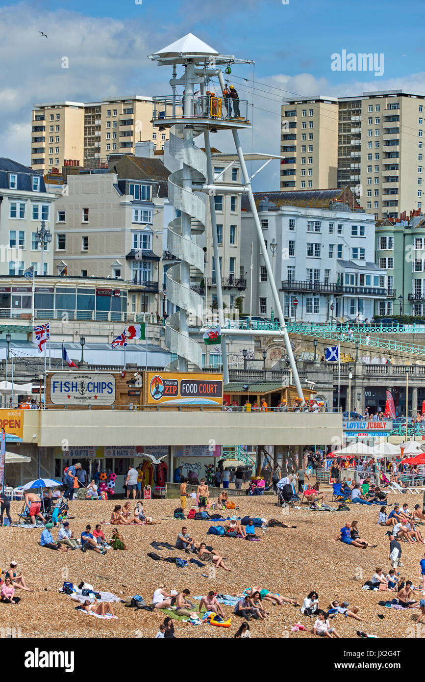 Brighton experienced rapid population growth hi-res stock photography ...