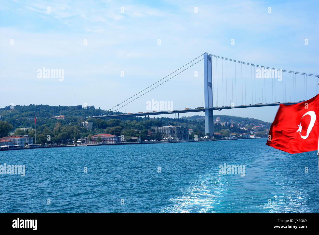 View and sight of Bosphorus and from Bosphorus cruise at the day ...
