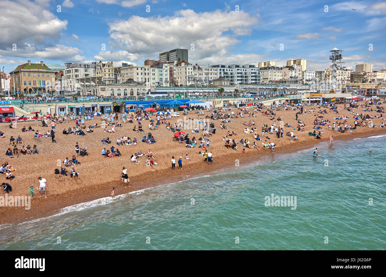 Brighton experienced rapid population growth hi-res stock photography ...