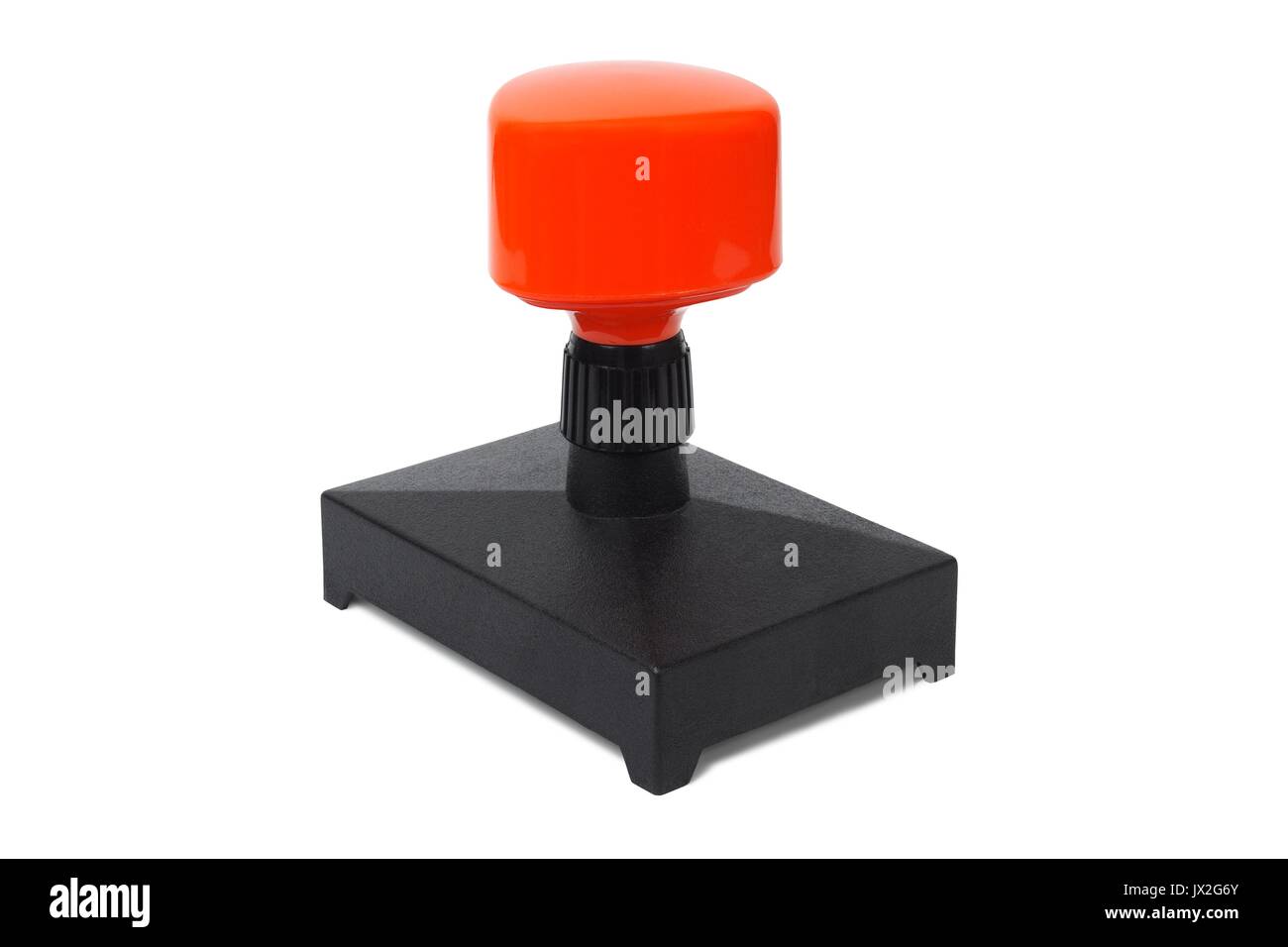 Modern plastic rubber stamp isolated on white background Stock Photo ...