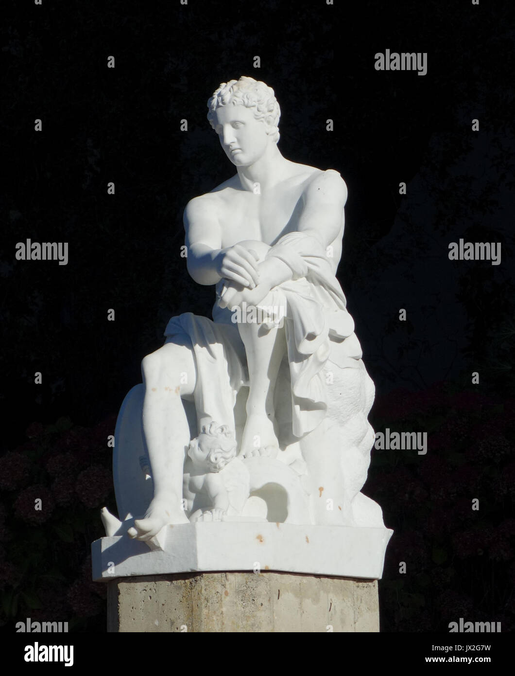 Mars Resting with Cupid (copy of Ludovisi Mars) by Umberto Marcellini ...