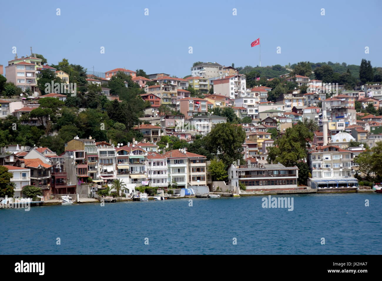 View and sight of Bosphorus and from Bosphorus cruise at the day ...