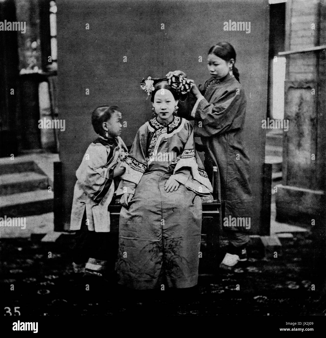 Manchu traditional Black and White Stock Photos & Images - Alamy