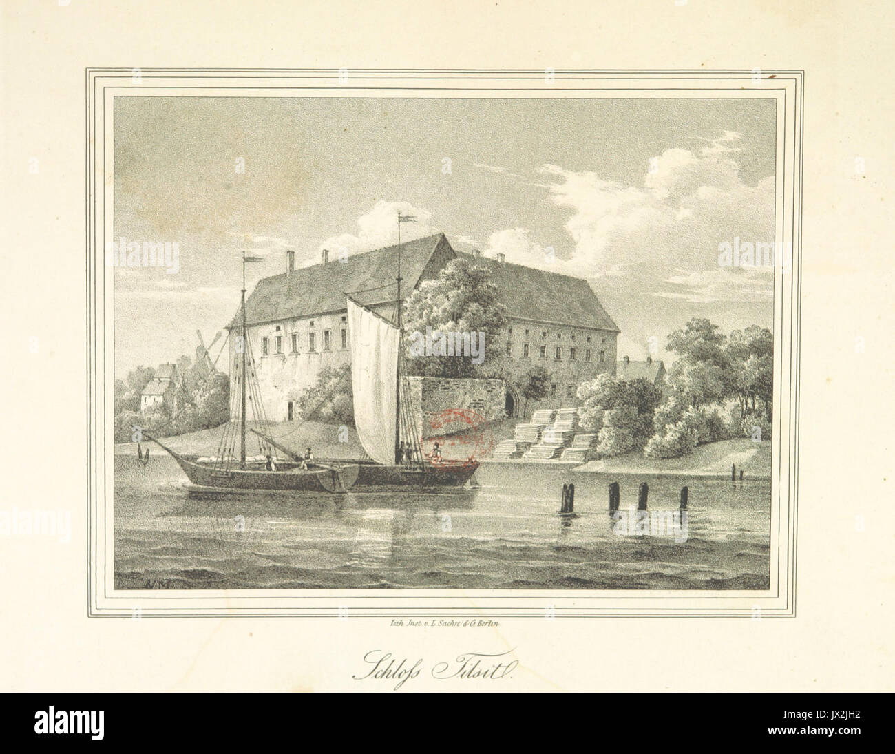 H3 pg51 Schloss Tilsit Stock Photo - Alamy