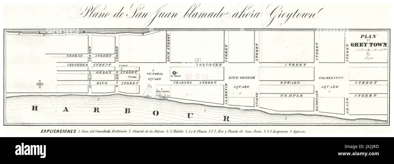 This historical map references the region once known as San Juan, now ...