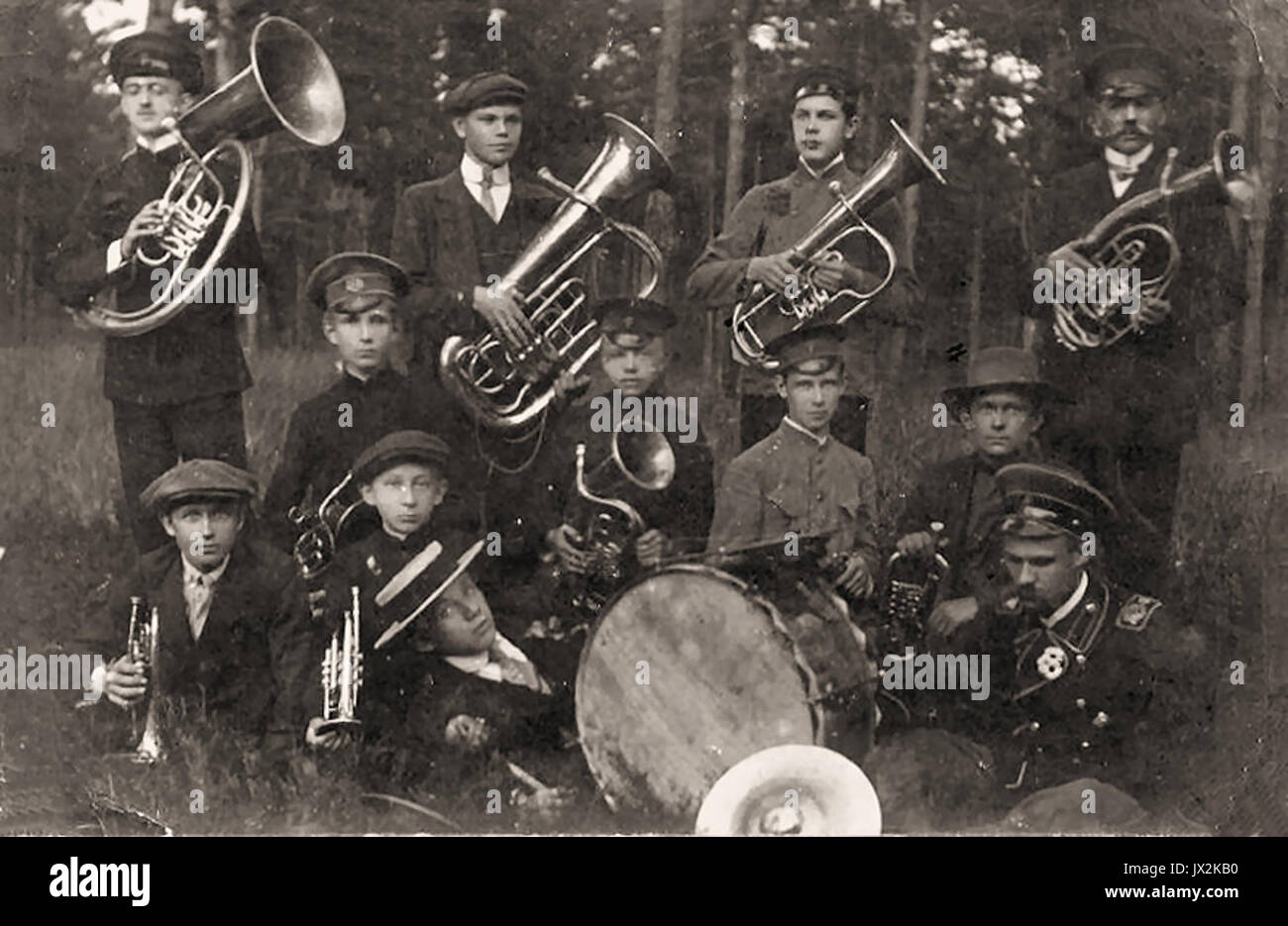 Russia Unknown Band, 1914 Stock Photo - Alamy